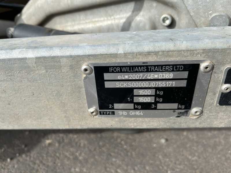 **USED** Ifor Williams GH64 Plant Trailer (2019 Model) | Barlow Trailers