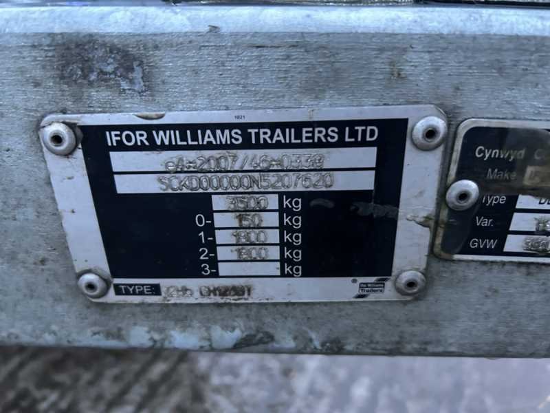 Ifor Williams Trailers USED/ EX HIRE** Ifor Williams GH126 Plant ...