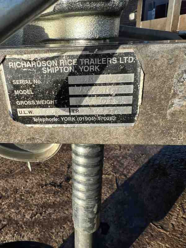 **USED** Richardson Car Transporer | Barlow Trailers