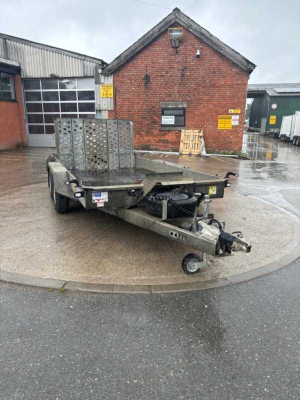 USED *** Ifor Williams GH126 1.2m RAMP, 185/70, LED Plant Trailer Twin ...